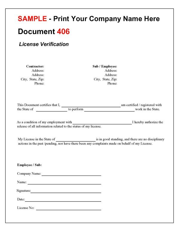 License VerificationConstruction Office Online